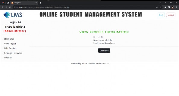 LMS Web Application Documentation